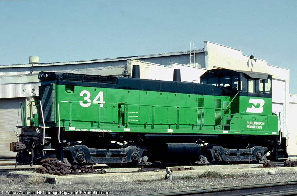 Burlington Northern SW1500 #34